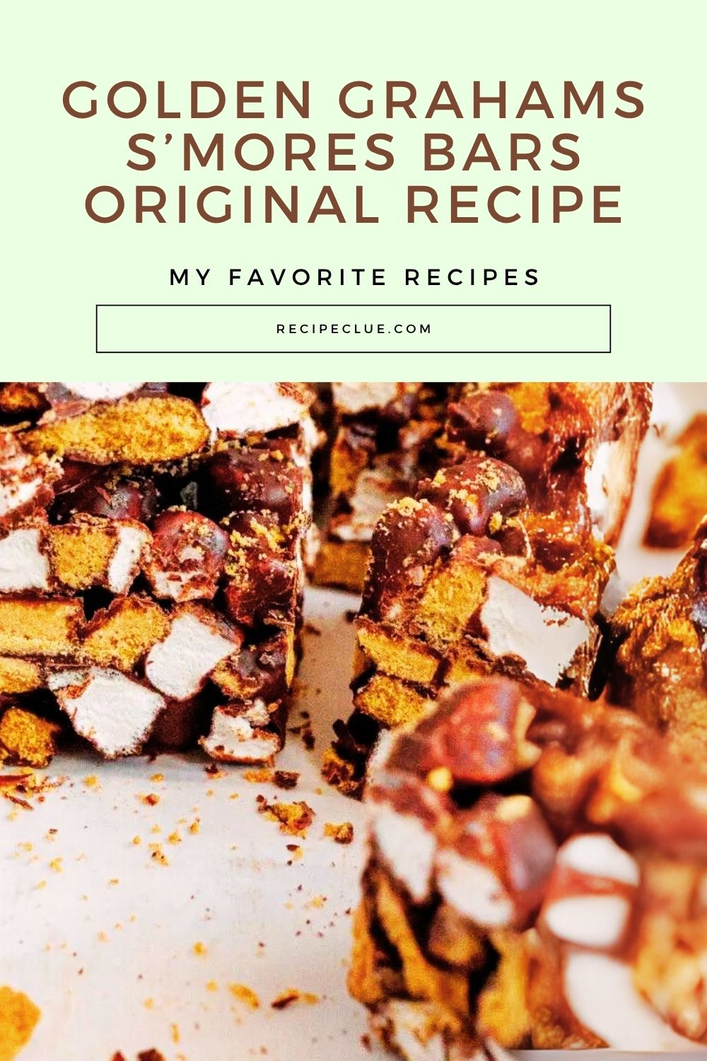Golden Grahams S'mores Bars Original Recipe - RecipeClue